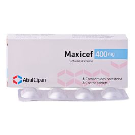 Maxicef 400 Mg Comprimidos recubiertos - Caja 8 UN - Cuidando a las ...