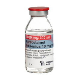 Paracetamol Iv 10Mg/Ml - Frasco 100 ML - Cuidando a las familias peruanas