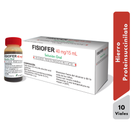 Fisiofer 40 Mg/15 ML Solución Oral - Caja 1 UN - Cuidando a las ...
