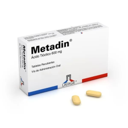Metadin 600 mg Tabletas - Caja 30 UN - Cuidando a las familias peruanas