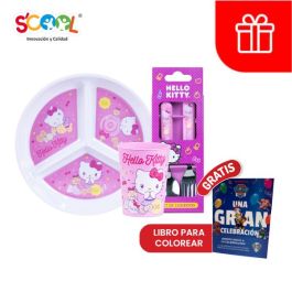 Set Plato Division Hello Kitty Scool - 1 UN - Cuidando a las familias ...