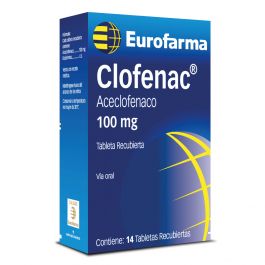 Clofenac 100mg - Caja 14 Tableta recubierta - Cuidando a las familias ...
