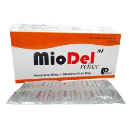 Miodel Relax NF Tabletas - Blister 10 UN - Cuidando a las familias peruanas