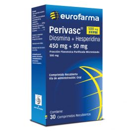 Perivasc 450mg+ 50mg - Caja 30 Comprimidos Recubiertos - Cuidando a las ...