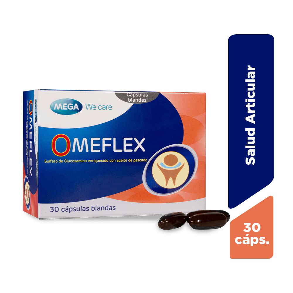 Omeflex Cápsulas Blanda - Caja 30 UN - Cuidando a las familias peruanas