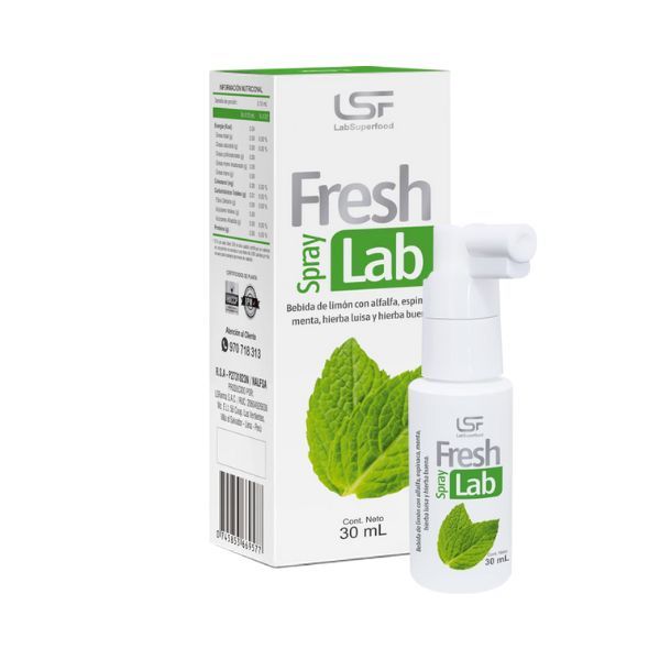 Freshlab Spray sabor menta - Frasco 30 Ml - Cuidando a las familias peruanas