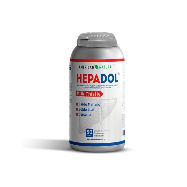 Hepadol - Frasco 50 cápsulas - Cuidando a las familias peruanas